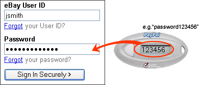 Signing in to eBay using your Security Key