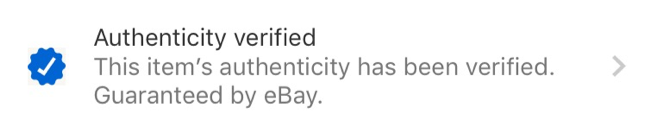 eBay Authenticate